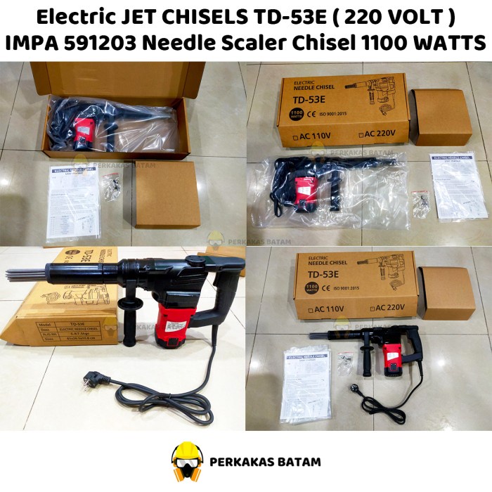 Jual Mesin Electric Jet Chisels Td-53E Impa 591203 Needle Scaler Chisel ...