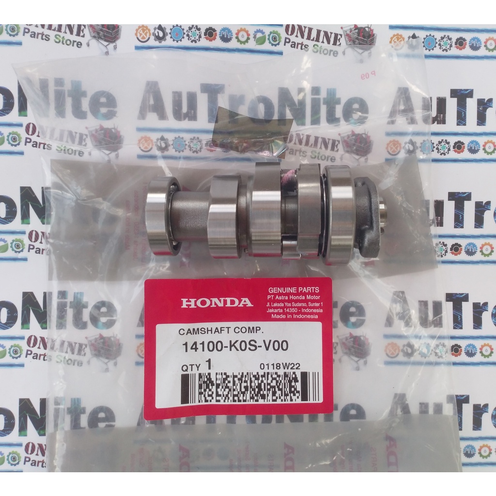 Jual CAM SHAFT COMP Noken As Penggerak Klep 14100-K0S-V00 Original ...