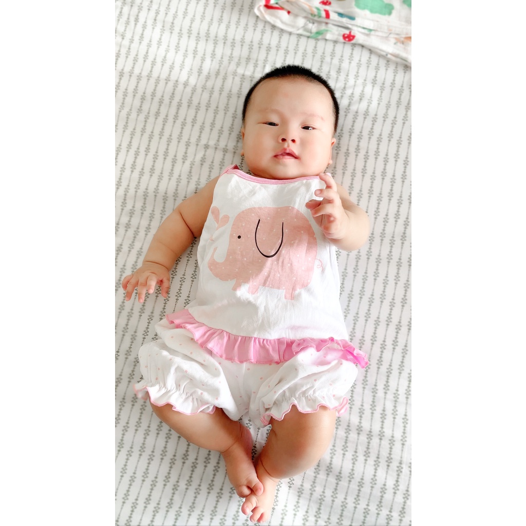 Jual LINCO Dress Baby / Terusan Rok Anak Cewek 3 - 24 bulan Elephant YJ ...