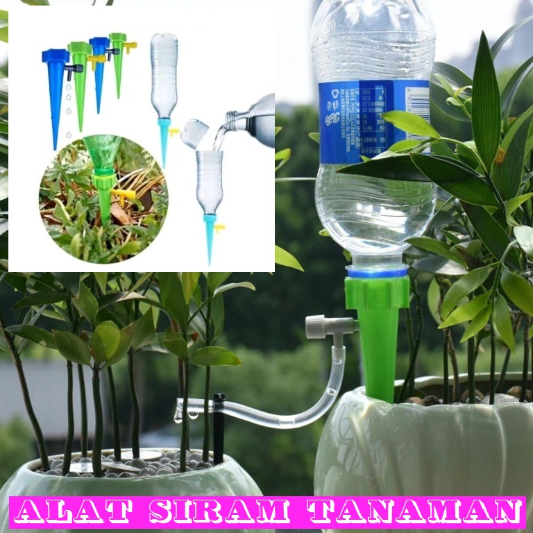 Jual Alat siram tanaman tetes otomatis dengan botol minuman bekas kran ...