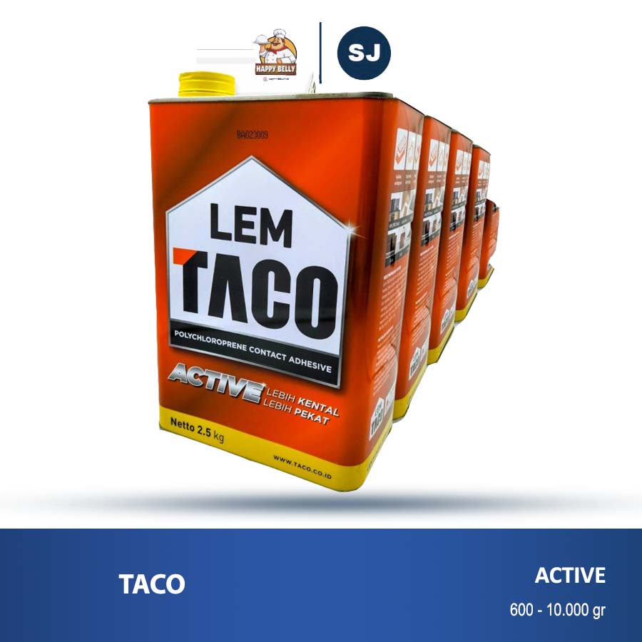 Jual TACO lem ACTIVE 2.5 KG Galon Merah | Shopee Indonesia