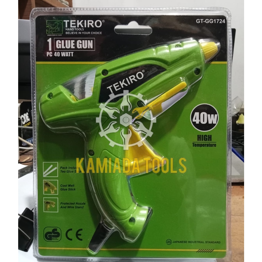 Jual Glue Gun TEKIRO 40 Watt/Gun Lem Tembak TEKIRO/Alat Lem Tembak ...