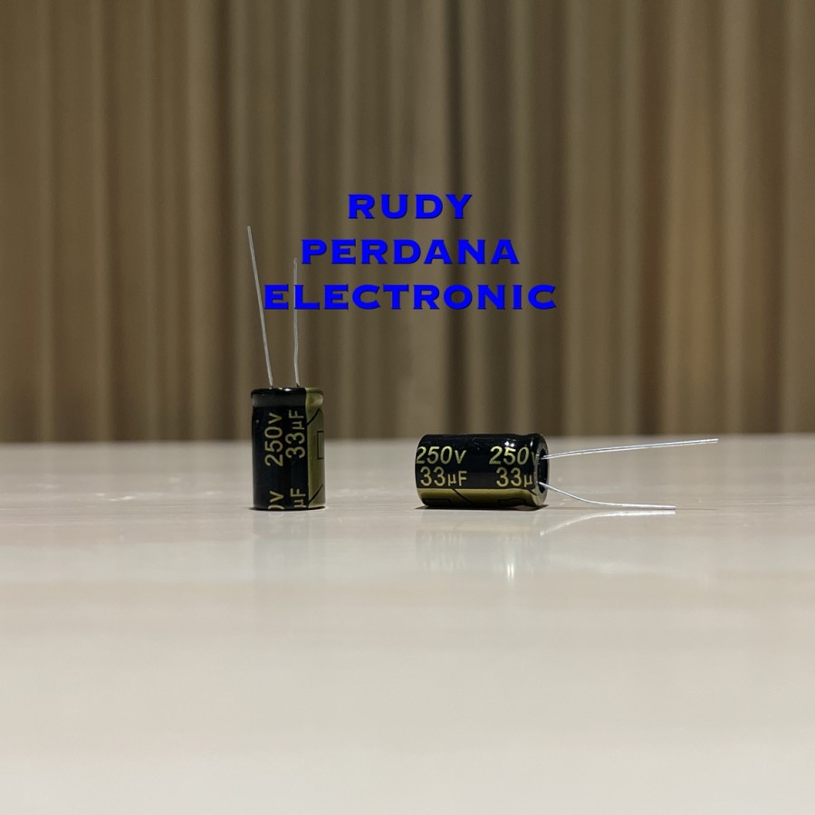 Jual KAPASITOR ELCO ELKO 33UF 250V 33 UF 250 VOLT | Shopee Indonesia