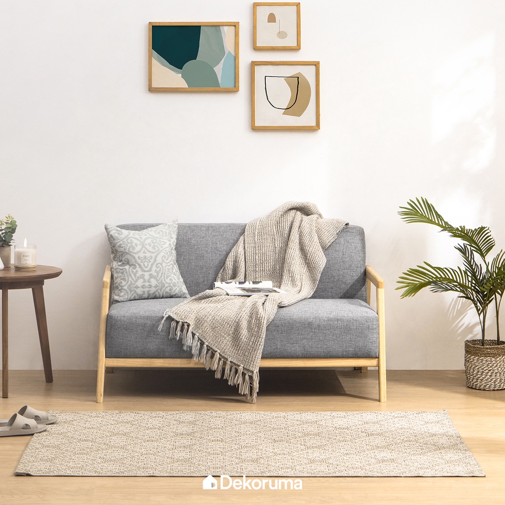 Jual Dekoruma OKU Kursi Sofa Tamu 2 Dudukan / Sofa 2 Seater Minimalis ...