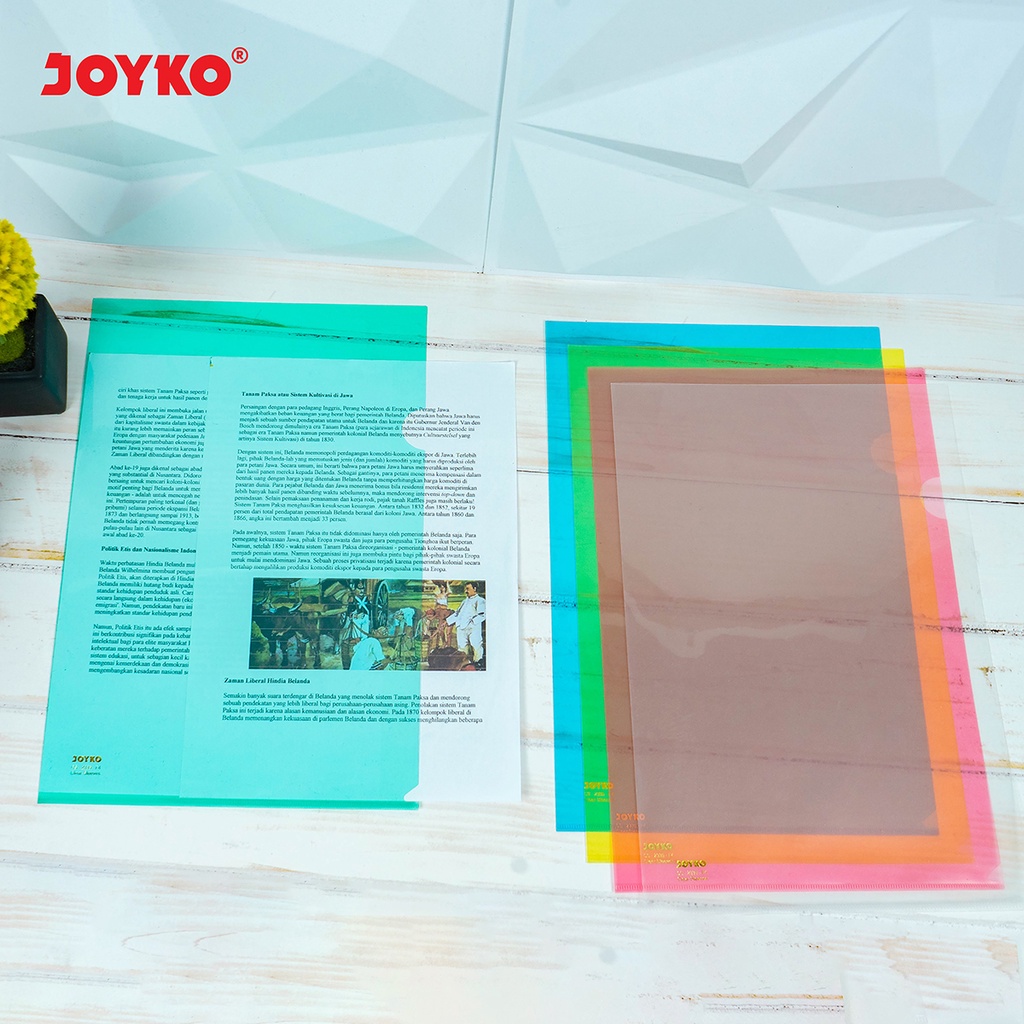 Jual JOYKO CLEAR SLEEVE A4 F4 MAP L FOLIO BENING TRANSPARENT JOYKO ...