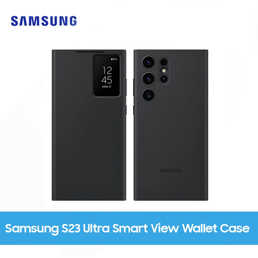 Jual Samsung Galaxy S23 Ultra Smart View Wallet Case Original | Shopee ...