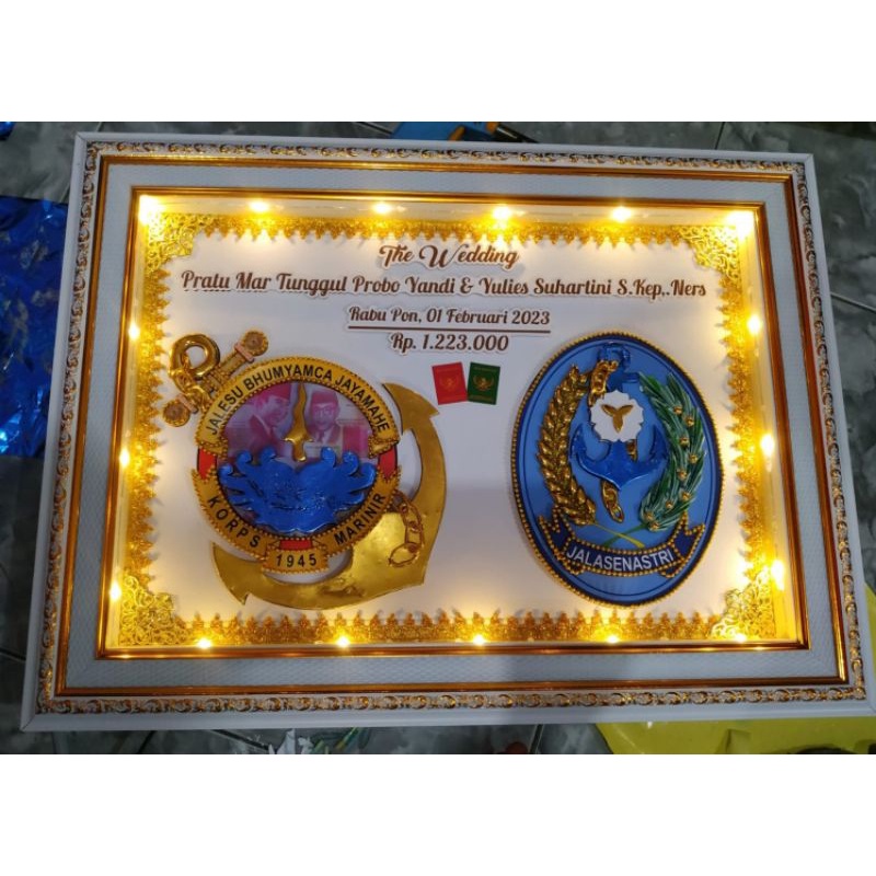 Jual Mahar Pernikahan Logo TNI AL / Mahar Pernikahan TNI | Shopee Indonesia
