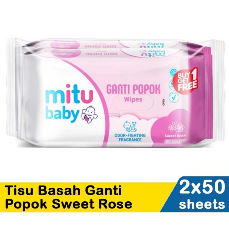 Jual mitu tisu basah 50's buy 1 get 1 | Shopee Indonesia