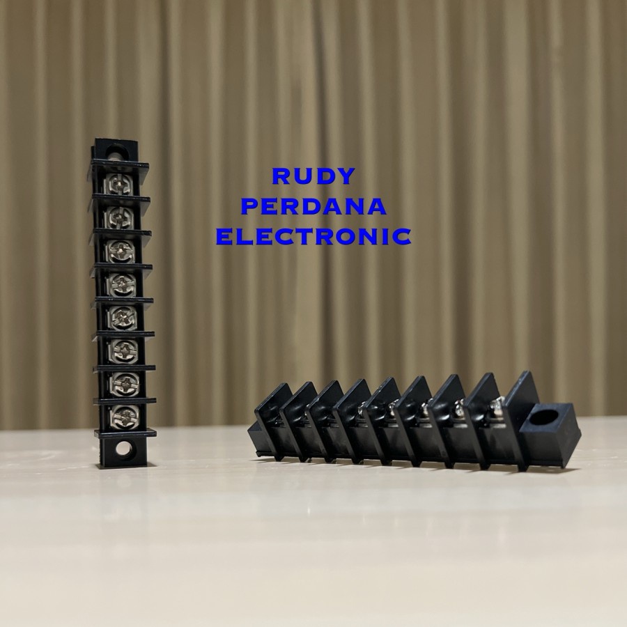 Jual TERMINAL BLOCK HITAM KF45 9.5MM 8P 8 PIN KAKI | Shopee Indonesia