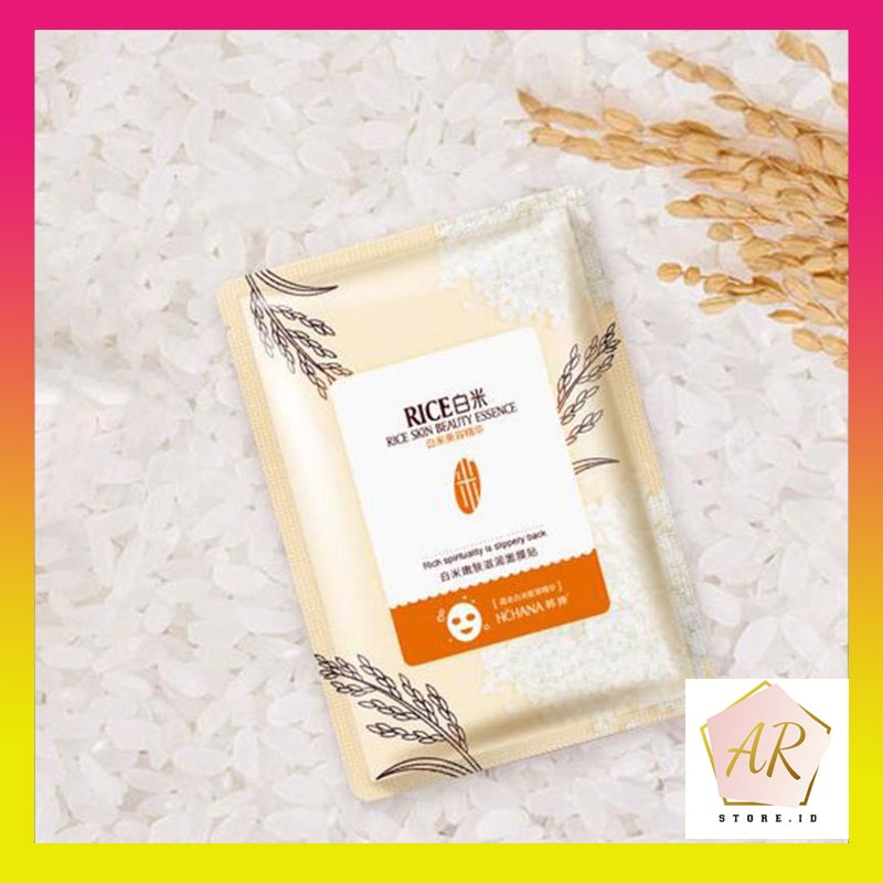 Jual Masker Beras Rorec Hchana White Rice Mask | Shopee Indonesia