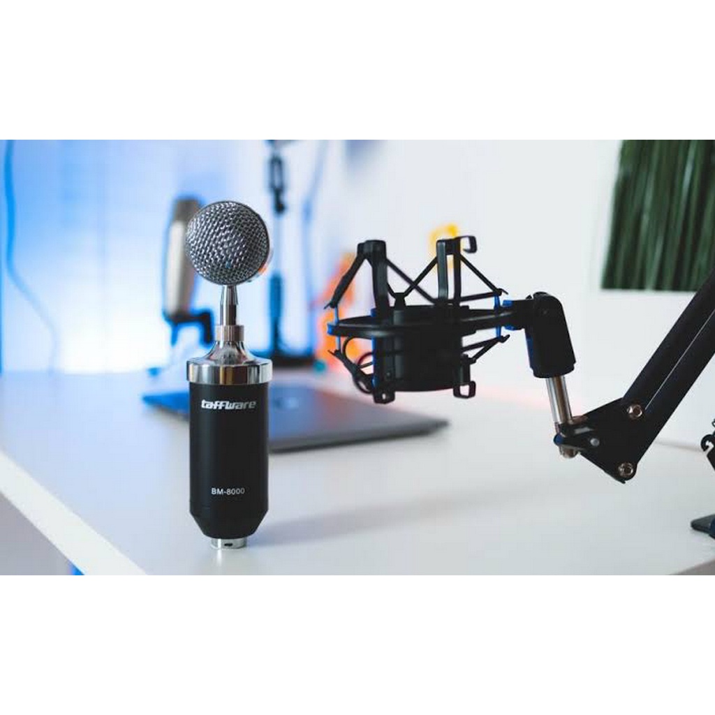 Jual Mic Condenser BM8000 (Paket Komplit) Original Taffware / Micrphone ...