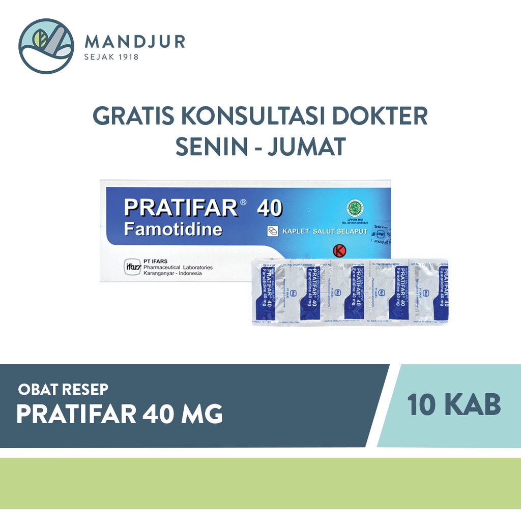 Jual Pratifar 40 mg 10 Kaplet | Shopee Indonesia