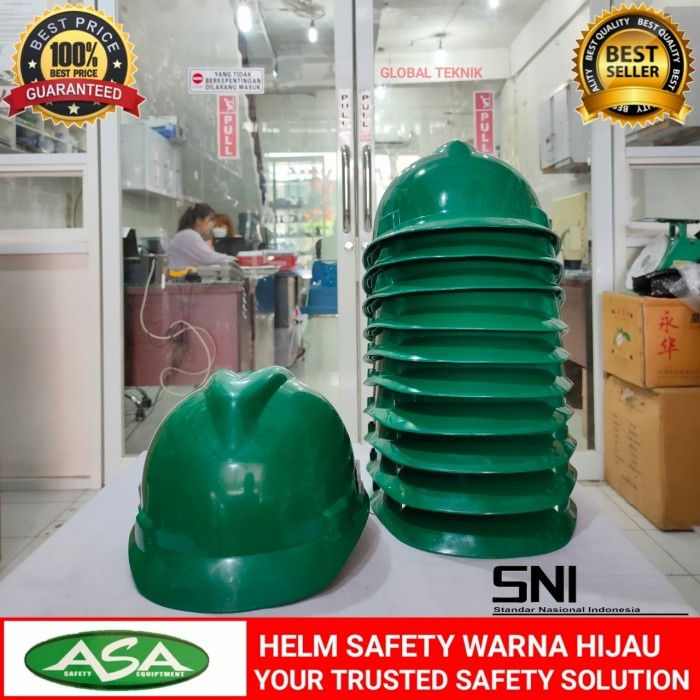 Jual ASA HELM PROYEK SNI / HELM SAFETY / HELM SAFETY HIJAU | Shopee ...