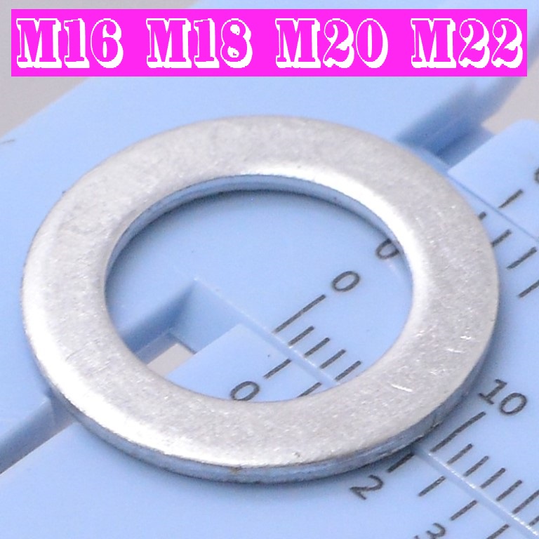 Jual (RAK 3A) RING PLAT M16 M18 M20 M22 diameter lubang 14 mm 16 mm 18 ...