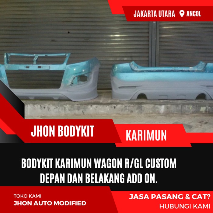 Jual BODYKIT KARIMUN WAGON R/GL CUSTOM DEPAN DAN BELAKANG ADD ON ...