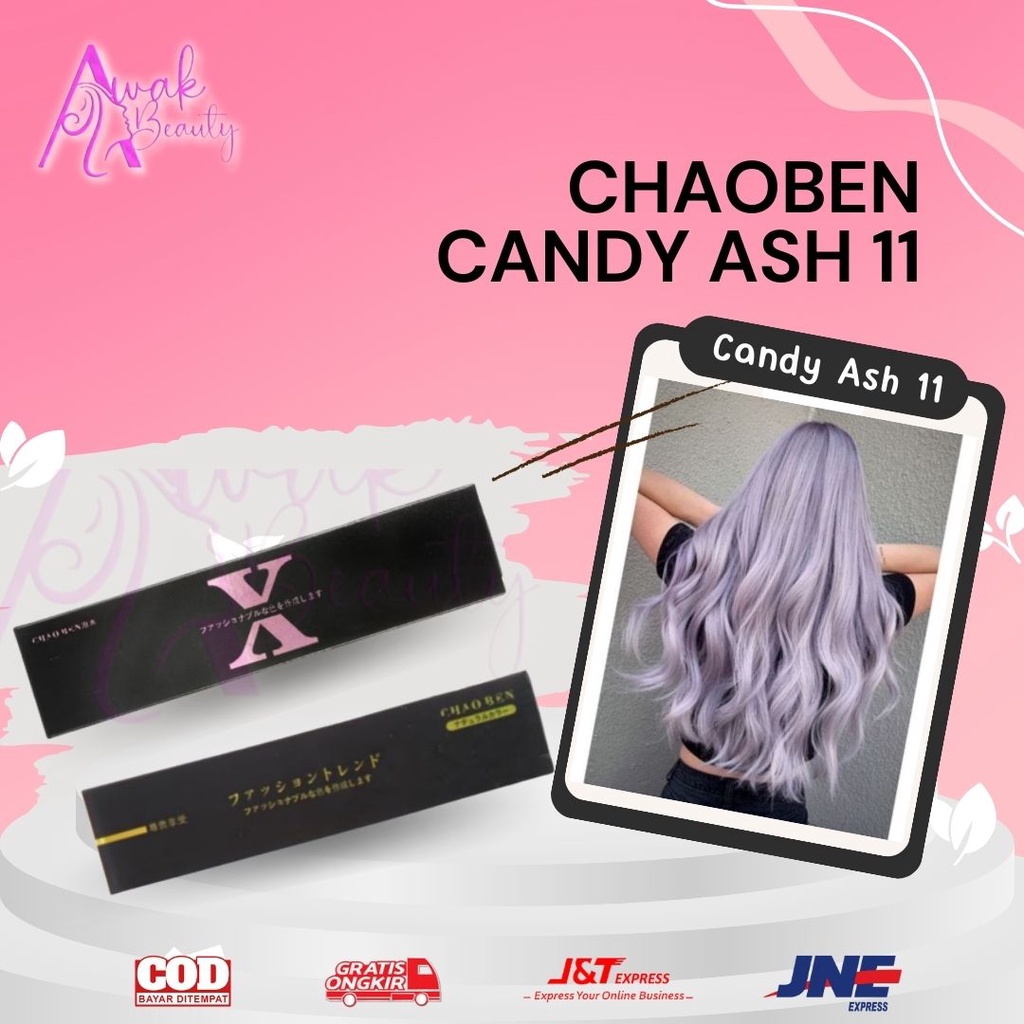 Jual CHAOBEN Candy Ash 11 - Japan Hair Color Cream Cat Pewarna Rambut ...