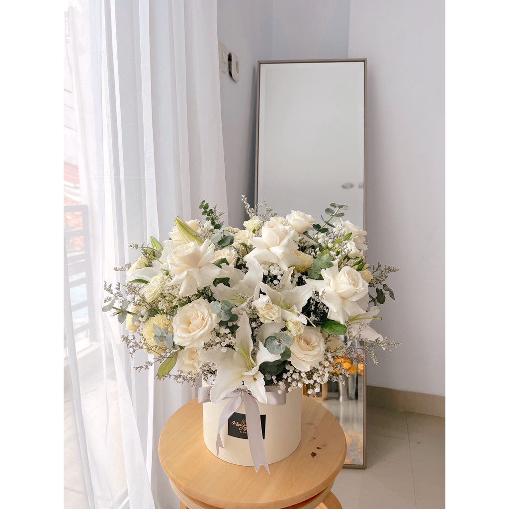 Jual FRESH BLOOM BOX LARGE SIZE - BOX BUNGA BLOOM BOX FLOWER BOX FRESH FLOWER BOX KOTAK BUNGA ...