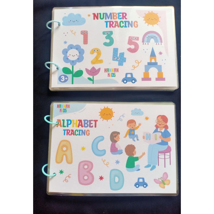 Jual ALPHABET & NUMBER TRACING LATIHAN TARIK GARIS HURUF DAN ANGKA ...