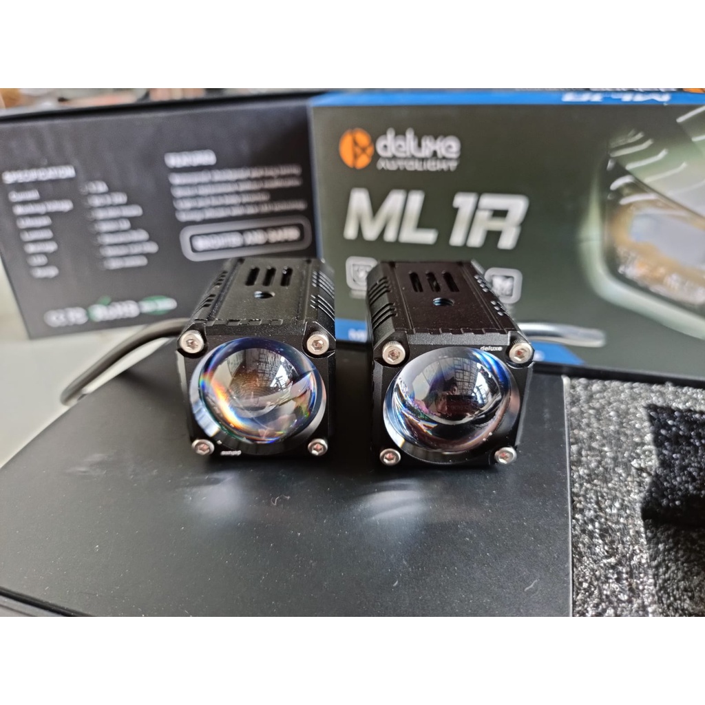 Jual Mini Laser projector DELUXE ML1R 20 Watt lampu kabut foglamp bukan ...