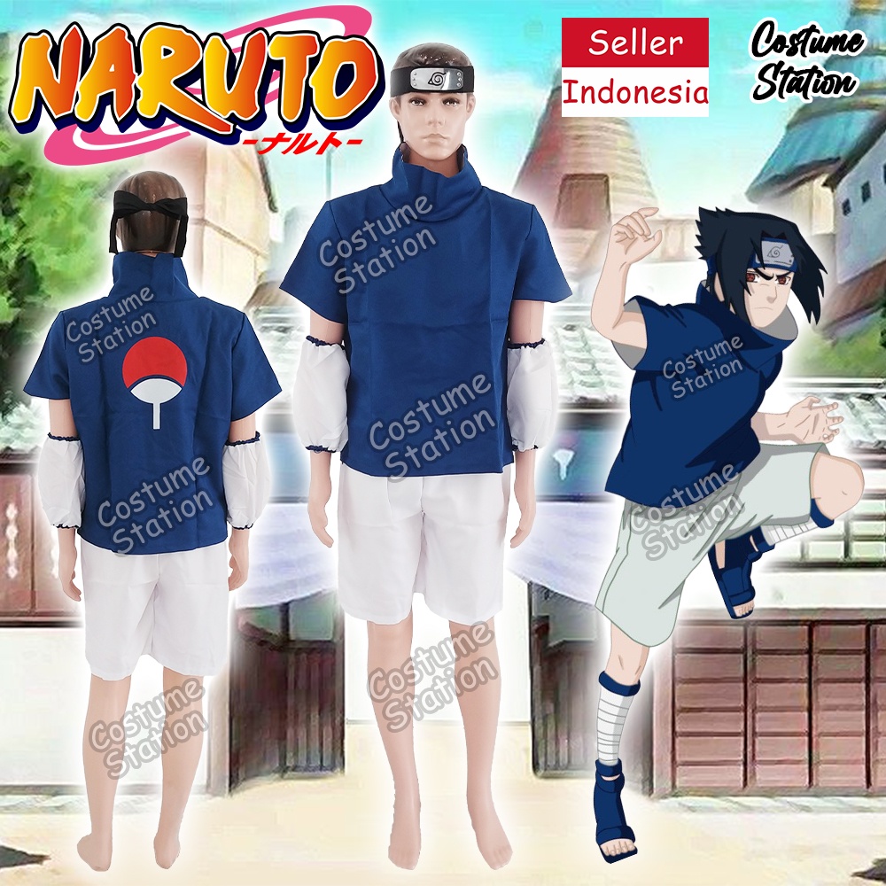 Jual Kostum Sasuke / Costume Naruto Ninja Konoha Anime Pria Dewasa ...