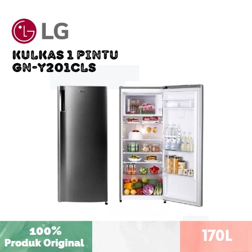 Jual Kulkas 1 Pintu LG GN-Y201CLS (170L) | Shopee Indonesia