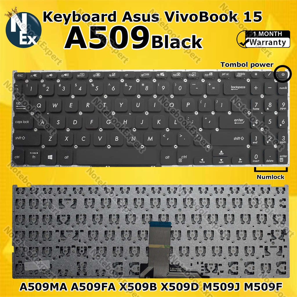Jual Keyboard Asus VivoBook 15 A509 A509MA A509FA X509B X509D M509J M509F | Shopee Indonesia
