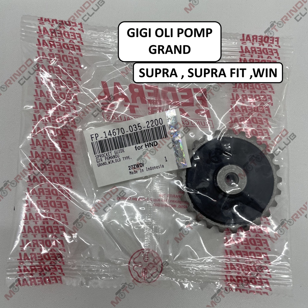 Jual Gigi oli pomp / Gigi pemandu GRAND ; SUPRA ; SUPRA FIT ; WIN merek ...