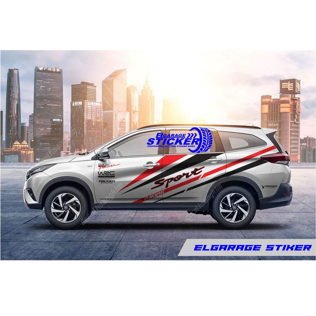 Jual Stiker mobil all new rush stiker striping sport mobil rush cuting ...