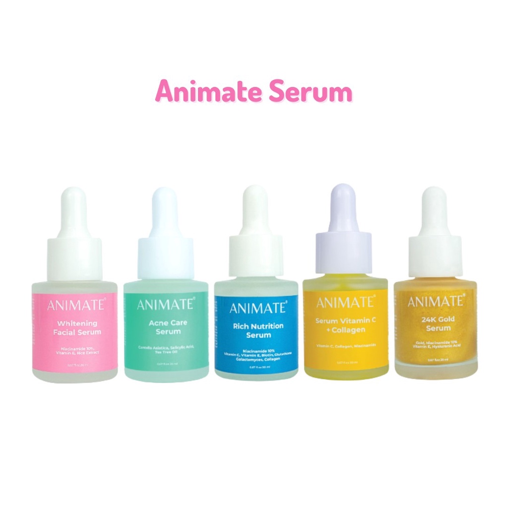 Jual ☘️ CHAROZA ☘️ ANIMATE SERUM | Paket 5in1 | Whitening / Dark Spot ...