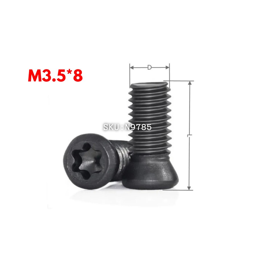 Jual Screw Holder M3.5x8 Skrup Baut Bintang Standar M3.5 Baud Panjang 8 ...