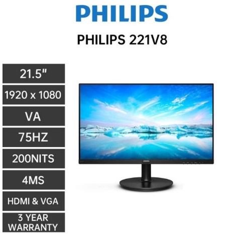 Jual MONITOR LED PHILIPS 22 Inch HDMI | Shopee Indonesia