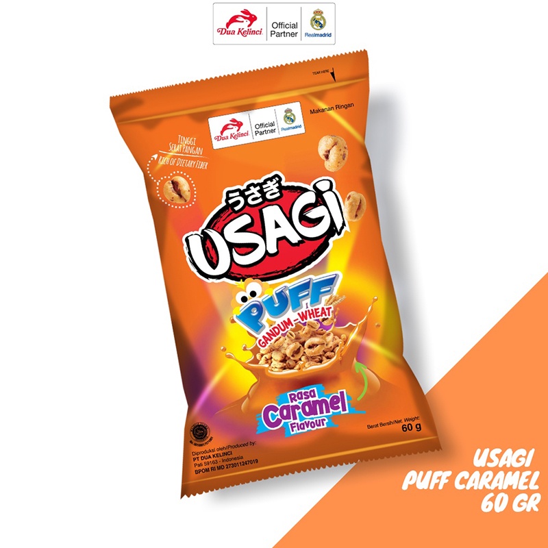 Jual Usagi Puff Gandum Wheat Caramel 60 g | Shopee Indonesia