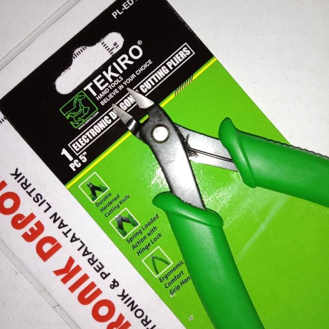 Jual Tang Potong Elektronik TEKIRO kecil 5" 5inch TOOLS PL-ED1451 ...