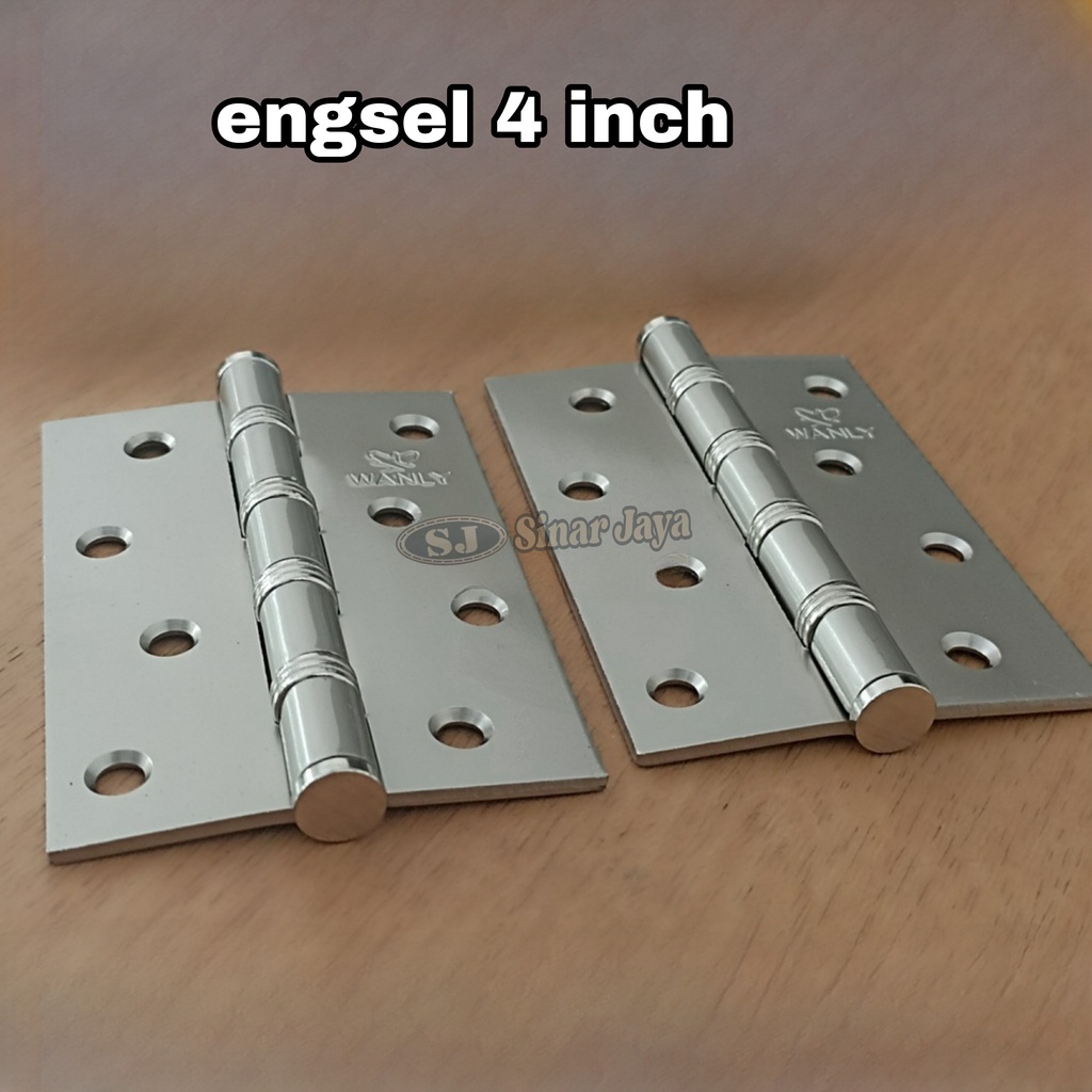 Jual engsel pintu 4 inch / engsel jendela tebal | Shopee Indonesia