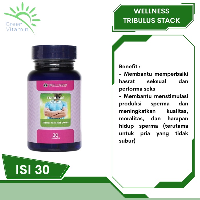 Jual WELLNESS Tribulus Stack 30 Kapsul BPOM Original | Shopee Indonesia