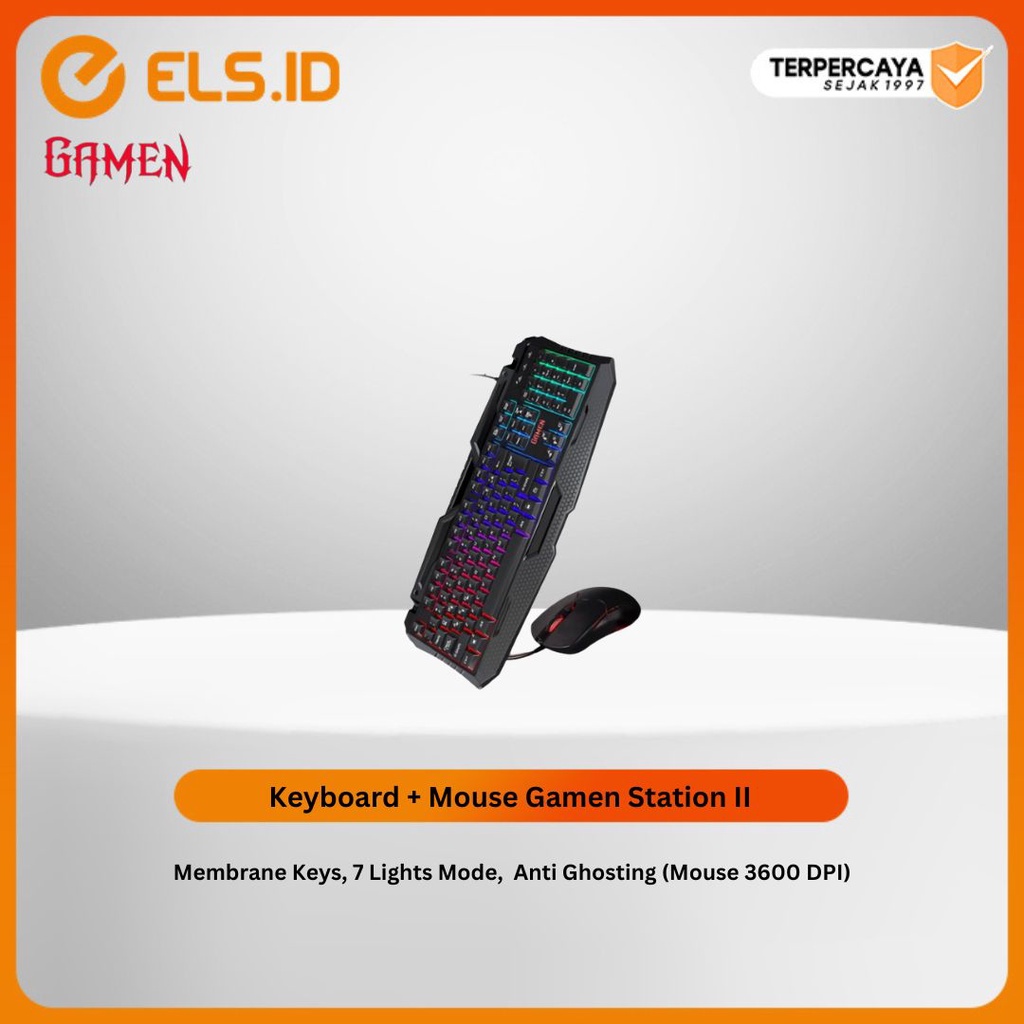Jual Keyboard + Mouse Gamen Station II | Shopee Indonesia