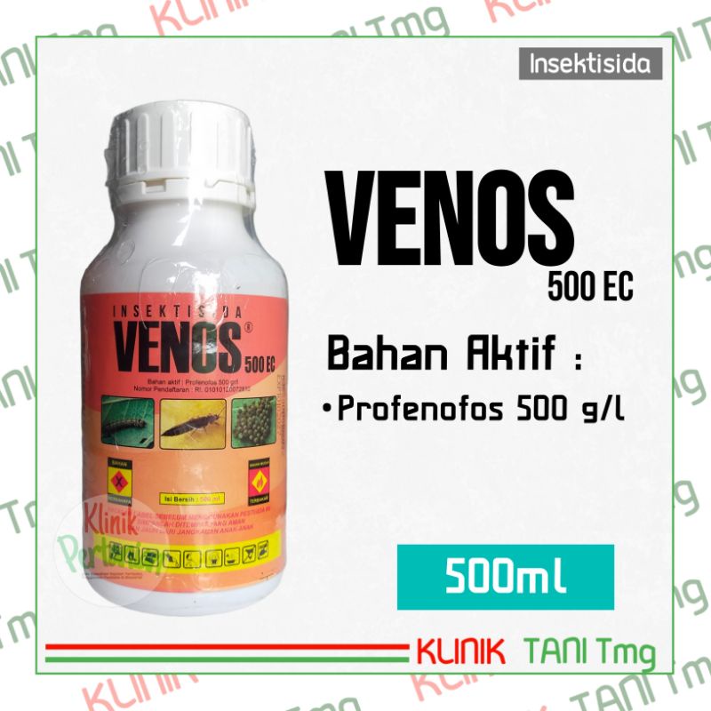 Jual VENOS 500EC 500ml Insektisida berbahan aktif Profenofos Pembasmi ...