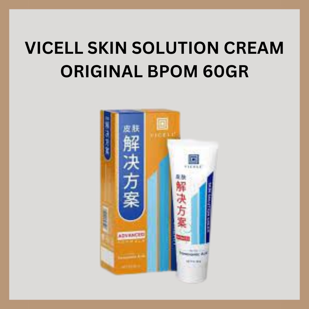 Jual VICELL SKIN SOLUTION CREAM ORIGINAL BPOM 60GR PENGHILANG BEKAS ...