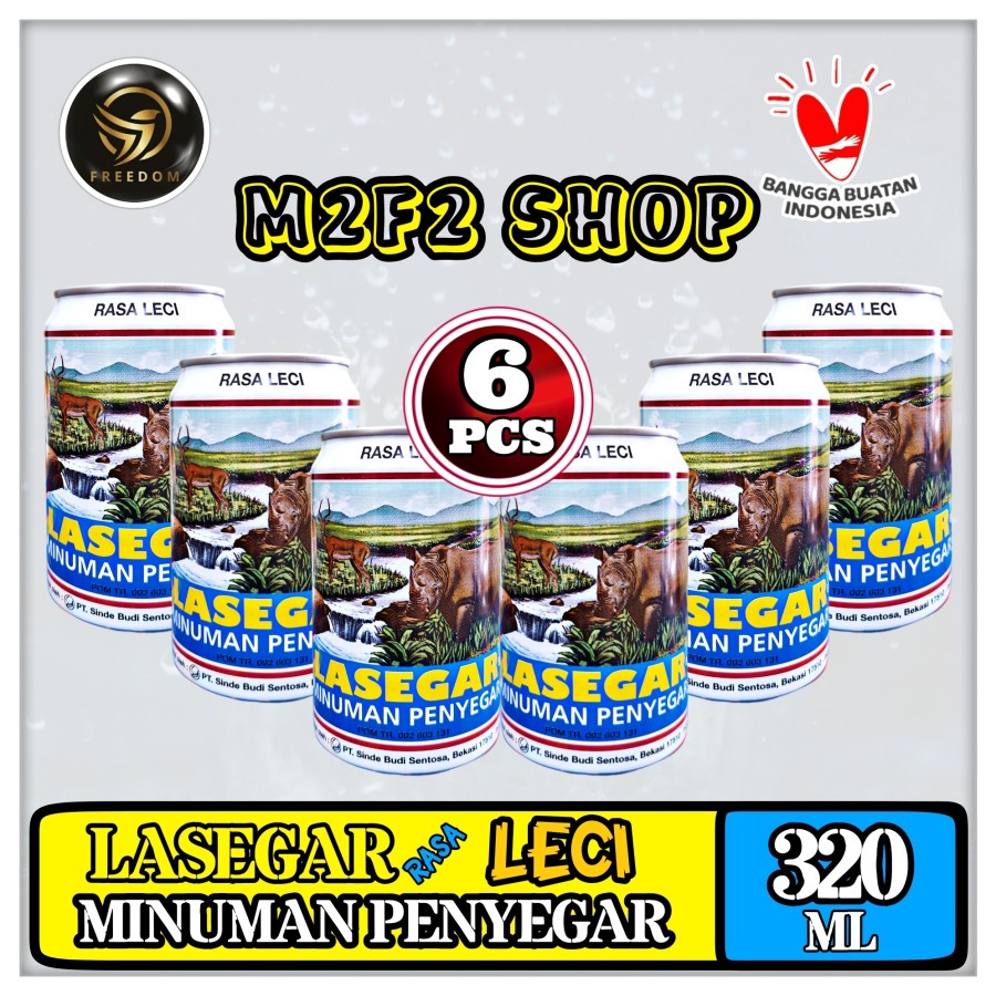 Jual LASEGAR Minuman Larutan Penyegar Rasa Leci Kaleng - 320 ml (Kemasan 6 Pcs) | Shopee Indonesia