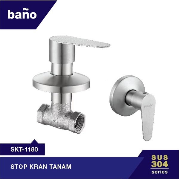 Jual STOP KRAN SHOWER TANAM / KERAN SHOWER TANAM STAINLESS BANO SUS 304 ...