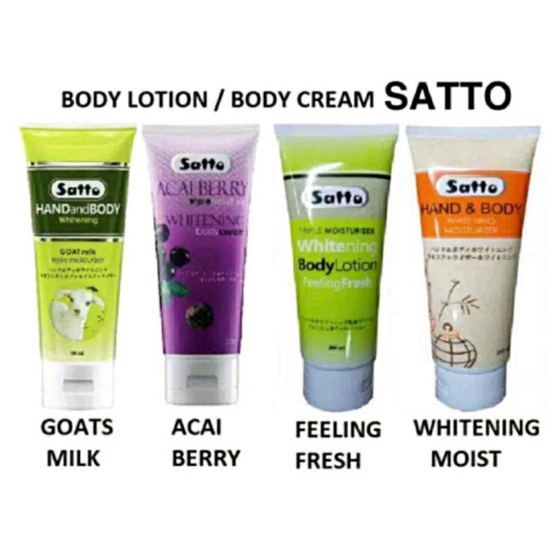 Jual Satto Hand & Body Lotion Whitening 200ml | Shopee Indonesia