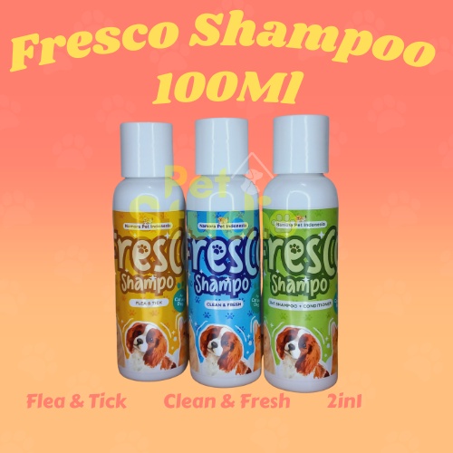 Jual FRESCO Shampoo Kucing Anjing Anti Kutu Clean Fresh Anti Jamur ...