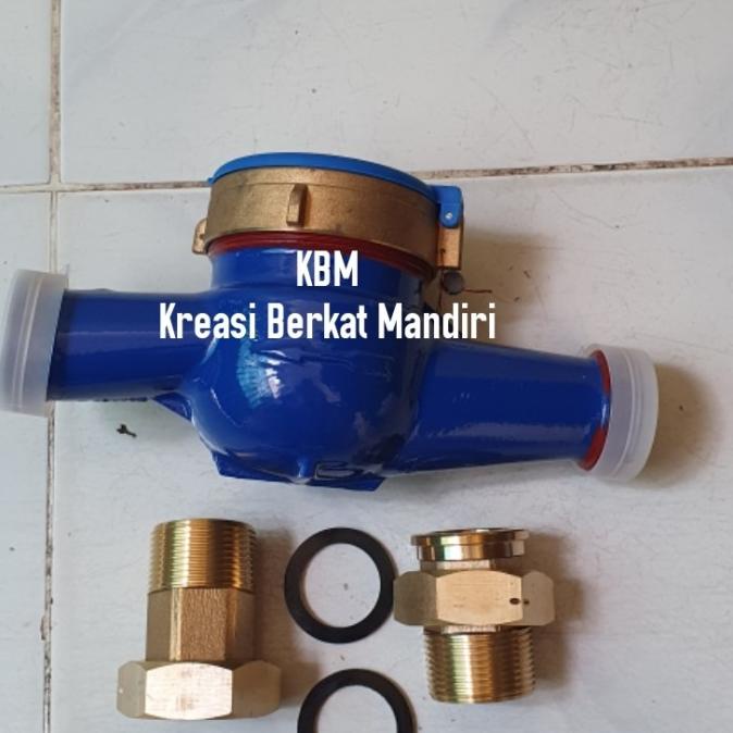 Jual Water Meter 1 1/4" Inch Dn32 / Meteran Air 1 1/4" Inch/ Flow Meter ...