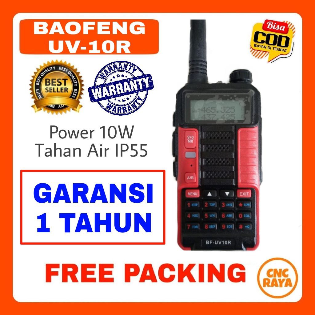 Jual HT Bofeng UV10r dual band UHF / VHF Garansi 1 Tahun Walkie Talke | H T Baofeng UV 10R Dual ...