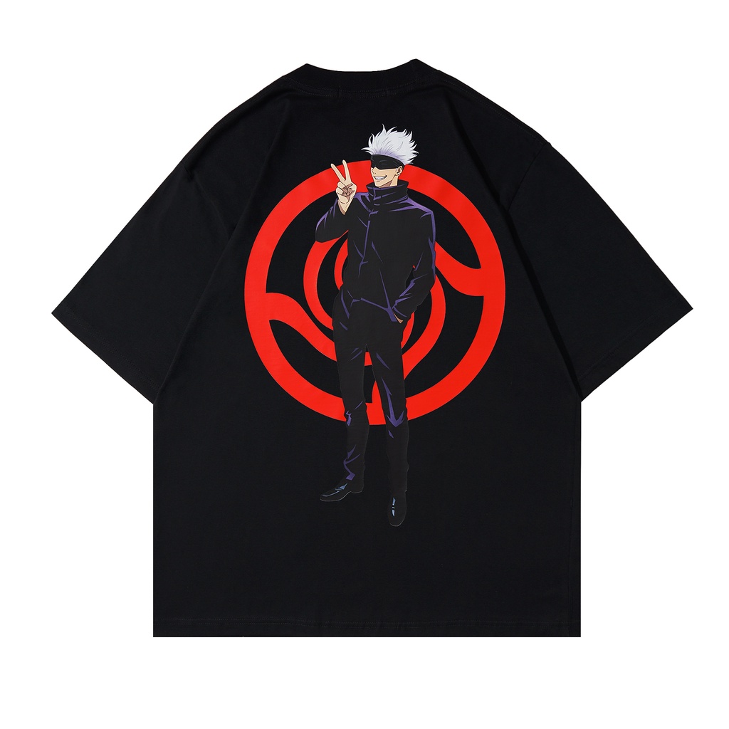 Jual T-SHIRT | GOJO EMBLEM | AFTR X JJK X FTH | Shopee Indonesia