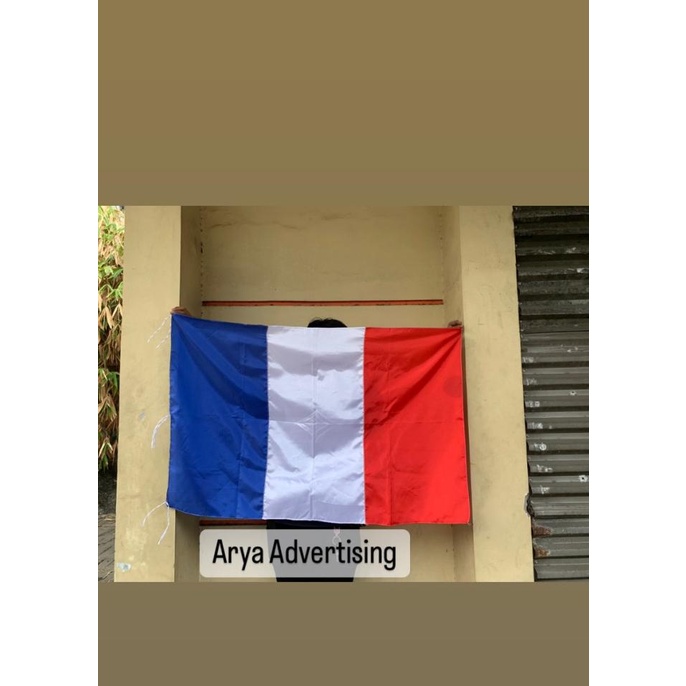 Jual Bendera negara francis ukuran 75x115 lon | Shopee Indonesia