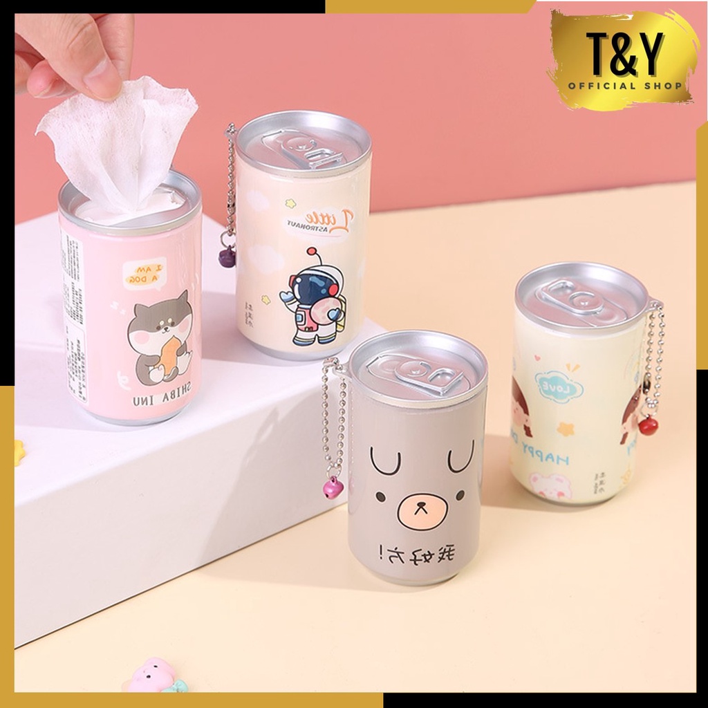 Jual T&Y Tisu Basah Kaleng Gantungan isi 30 Lembar Kreatif Minuman ...