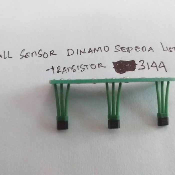 Jual Pcb Hall Sensor Dinamo Sudut 120 Sepeda Listrik Transistor 3144 # ...