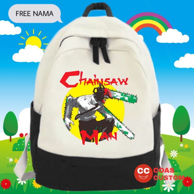 Jual Tas chainsaw man tas ransel anak sekolah | Shopee Indonesia