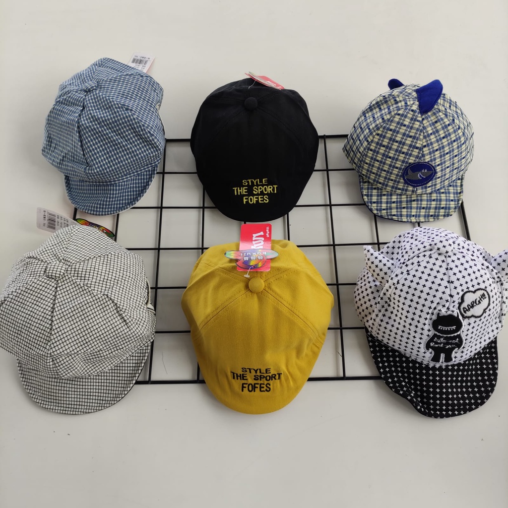 Jual BRANDED Topi import Anak laki-laki Topi Pet Anak Cowok Topi Import ...